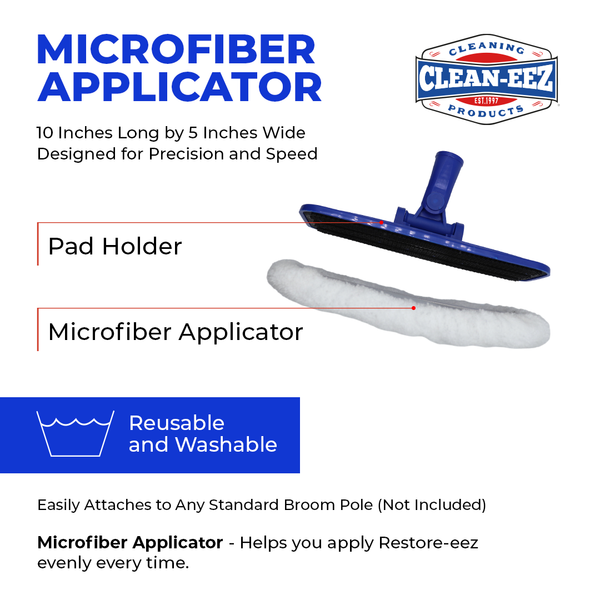 Premium Microfiber Applicator for Easy Cleaning | Clean-eez
